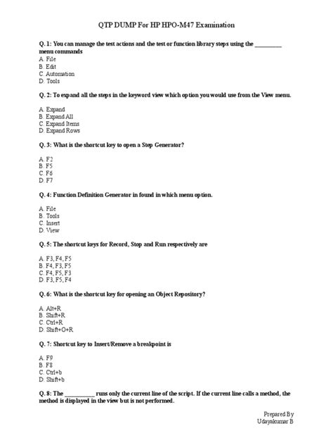 Qtp Dump Pdf Parameter Computer Programming Web Browser