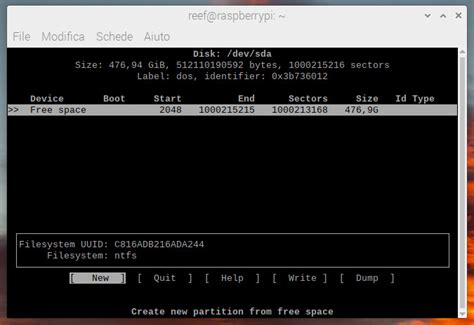 Cfdisk On Raspberry Pi External Ssd Renzo Mischianti Cfdisk On Raspberry Pi External Ssd Renzo Mischianti