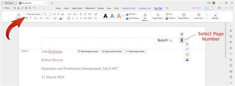 How To Make Mla Format Heading And Header In Wps Office Step By Step Wps Office Academy