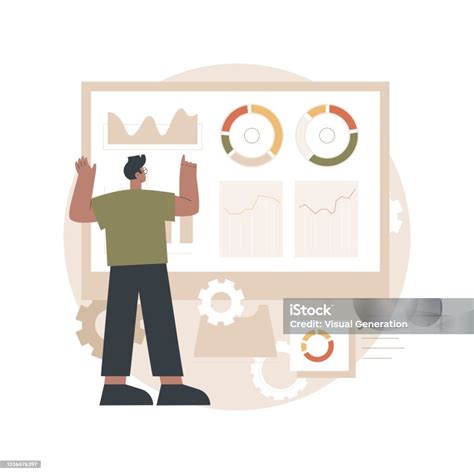 Ilustración De Ilustración Vectorial De Concepto Abstracto Del Panel De