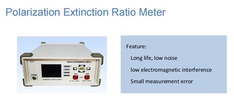 Rof Electro Optic Modulator Perm Series Polarization Extinction Ratio Meter Application