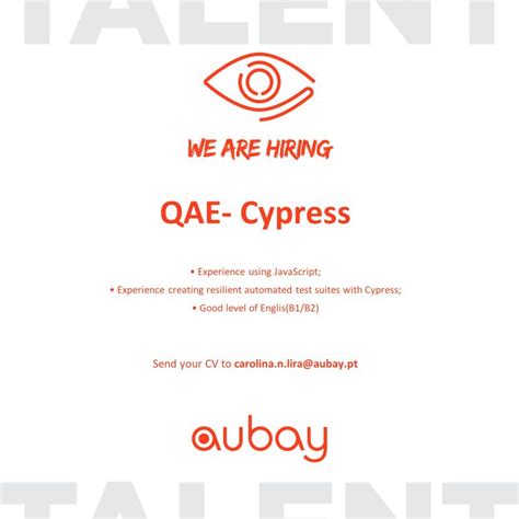 Carolina Lira On Linkedin Aubaypt Aubayportugal Hiring Qae