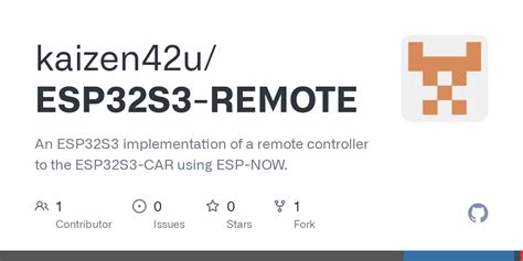 Github Kaizen42uesp32s3 Remote An Esp32s3 Implementation Of A Remote Controller To The