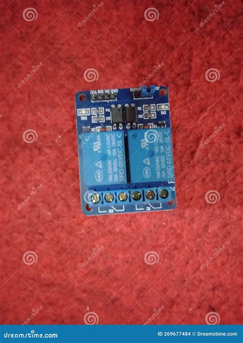 Relay Two Channel Stock Photo Image Of Number Blue