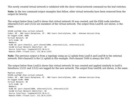 Validation Of The Virtual Network Dell Emc Smartfabric Services With Poweredge Servers