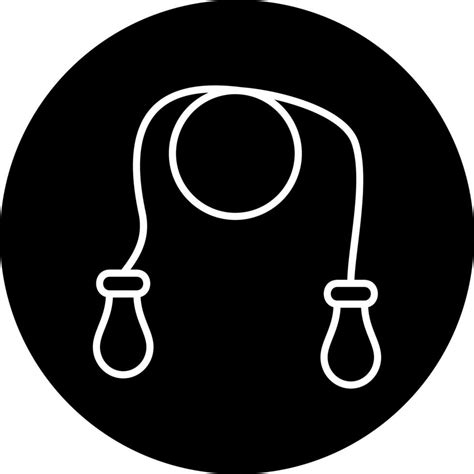 Jumping Rope Vector Icon Vector Art At Vecteezy