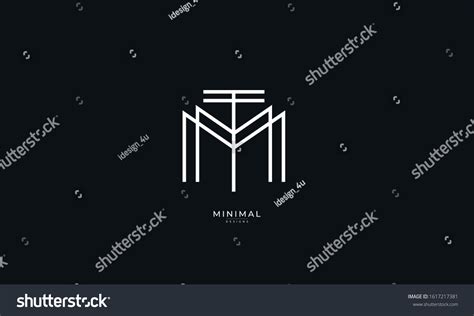 Alphabet Letter Monogram Icon Logo Tm Stock Vector Royalty Free 1617217381 Shutterstock