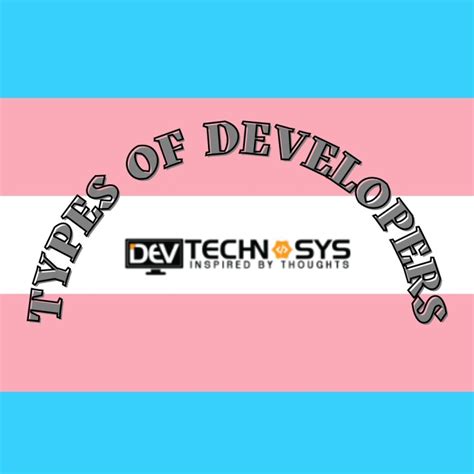 Dev Technosys Cmmi Level 3 On Linkedin Types Of Developers