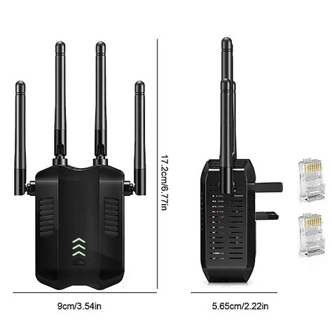 1200mbps Wifi Signal Extender Range Repeater Booster Internet Amplifier Uk Plug