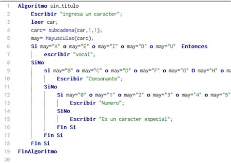Algoritmos resueltos con pseudocódigo pseint