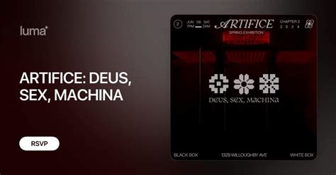 Derrick Schultz On Linkedin Artifice Deus Sex Machina · Luma