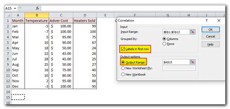 Excelsirji Correlation In Excel
