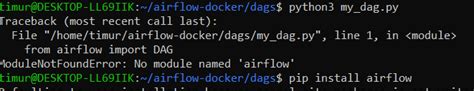 task failed in apache airflow due to missing module airflow it