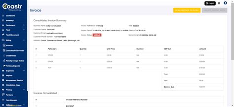How To Generate Consolidated Invoice