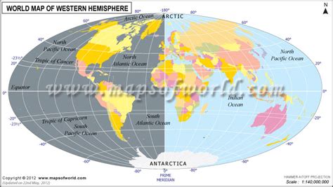 Hemisphere Map Explore Northern And Southern Hemispheres