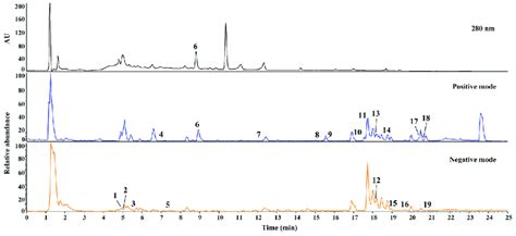 Uhplc Q Orbitrap Ms Base Peak Ion Chromatograms Of Ors Extract The Id Download Scientific