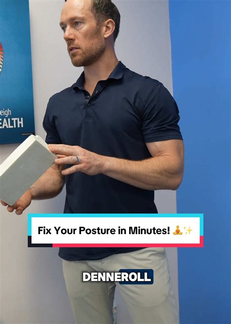 Corrige Tu Postura En Minutos Con Cervical Denneroll Tiktok