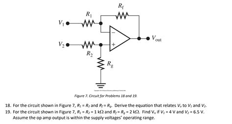 Solved Figure Circuit For Problems And For The Chegg Com