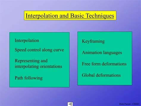 PPT Interpolation And Basic Techniques PowerPoint Presentation Free Download ID 9620564