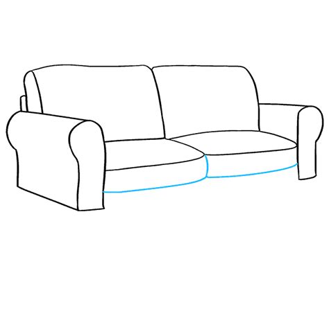 How To Draw A Sofa Easy Baci Living Room