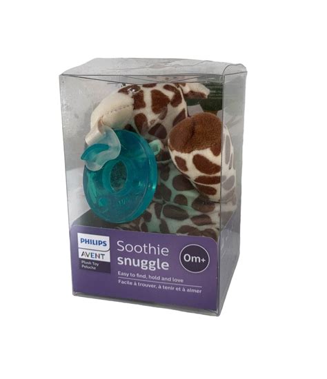 Philips Avent Soothie Snuggle Pacifier Holder Giraffe