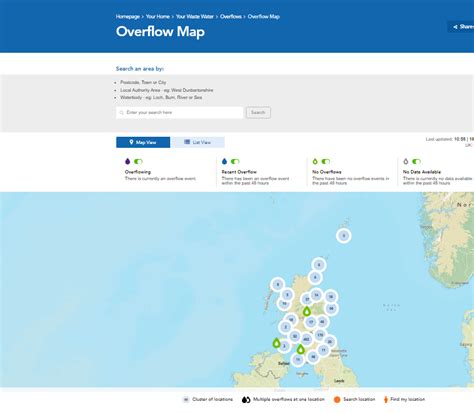 Scottish Water Launches First Online Overflow Map Showing Near Real