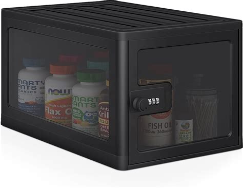 Depad Large Medication Lock Box Medicine Box With Code Lockable