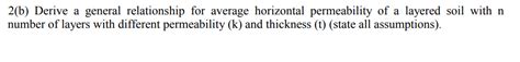 Solved B Derive A General Relationship For Average Chegg Com