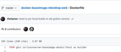 I want to know if there is a linuxserver rdesktop-web image based on alpine image - Docker ...