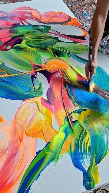 Alex Zerr Abstract Artist On Instagram Acrylic On Canvas 120x180cm