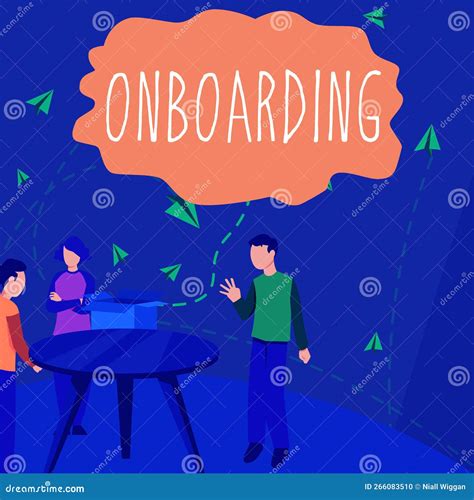 Handwriting Text Onboarding Internet Concept Action Process Of Integrating A New Employee Into