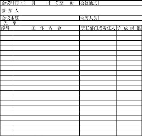 会议记录及问题跟踪表word文档在线阅读与下载无忧文档
