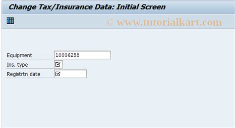 J G SAP Tcode Change Tax Insurance Data