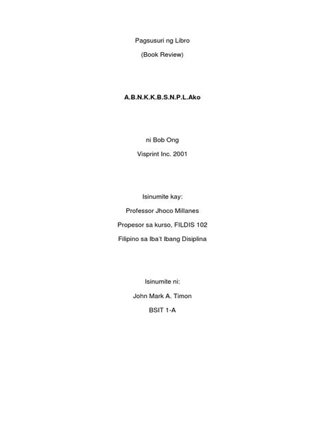 Fildis Book Review Timon Pdf