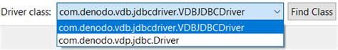 Connect Denodo Data Virtualization Software From Dbeaver Database