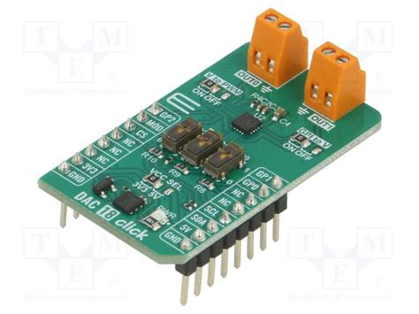 Dac 18 Click Mikroe Click Board Prototype Board Comp