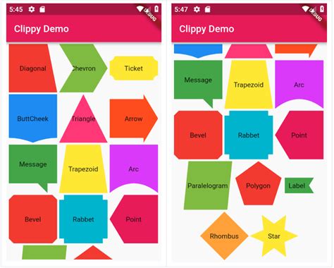 clip your widgets with custom shapes provided flutter app development