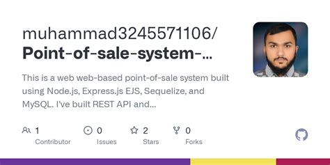 github muhammad3245571106 point of sale system using node js express