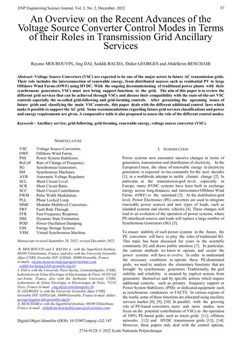 pdf an overview on the recent advances of the voltage source