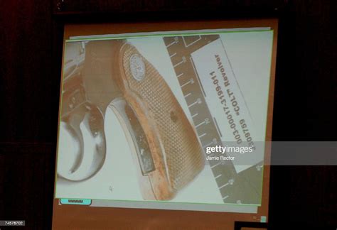 A Photo Of The Gun Used In The Death Of Actress Lana Clarkson Is