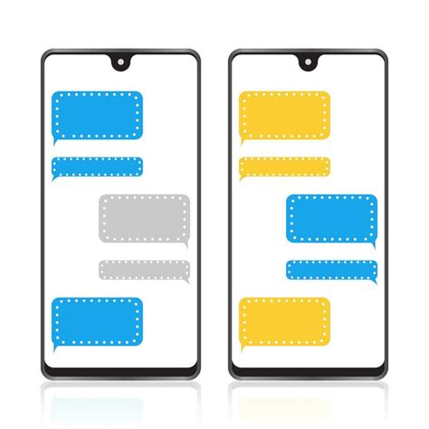 Chat Bubble Text Message Typing Icon On A Smartphone For Apps Or
