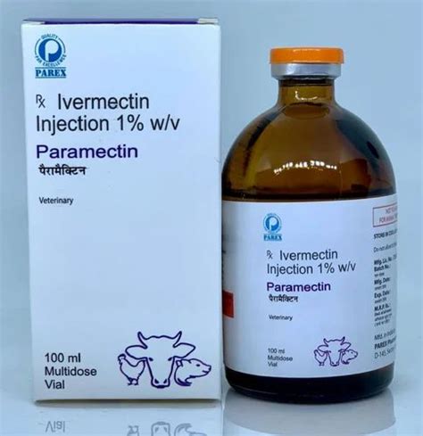 Parex Ivermectin 1 Paramectin Injection At ₹ 300 Vial In Sas Nagar Id 2851545366391