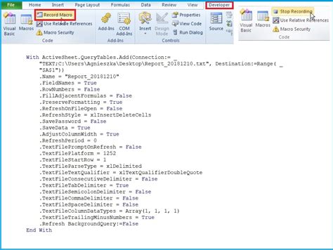 [vba] record and modify macro heart4datascience