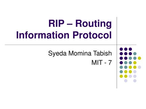 Ppt Rip Routing Information Protocol Powerpoint Presentation Free