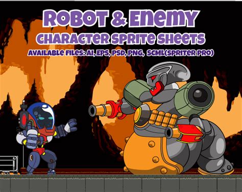 Robot And Enemy Character Sprite Sheets By Wahyuprot Robot And Enemy Character Sprite Sheets By Wahyuprot