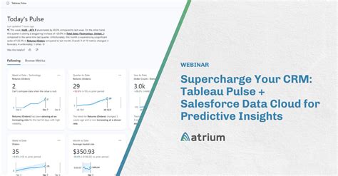 What Is Tableau Pulse How It Helps Democratize Insights Atrium