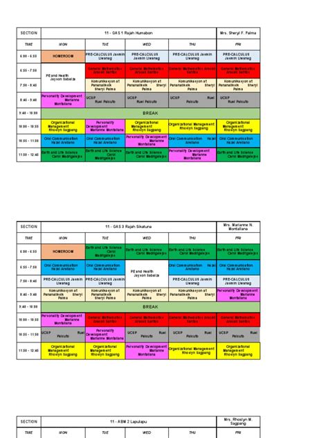 Example Class Program Pdf