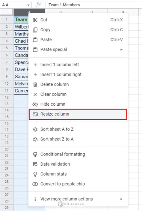 How To Format Cell Size In Google Sheets OfficeWheel
