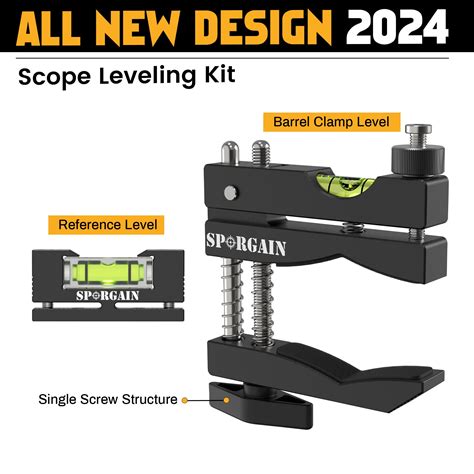Updated New Model Leveler Bubble Level Scope Mounting