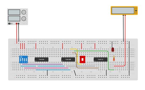 Circuit Design 2 1 Mux With Enable Line Tinkercad